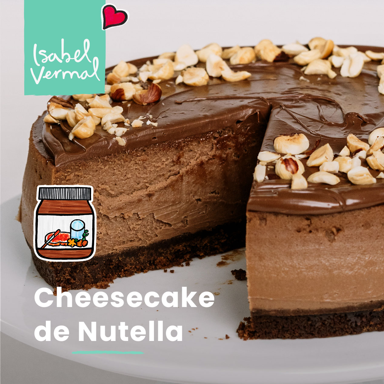Cheesecake de menta granizada – Isabel Vermal
