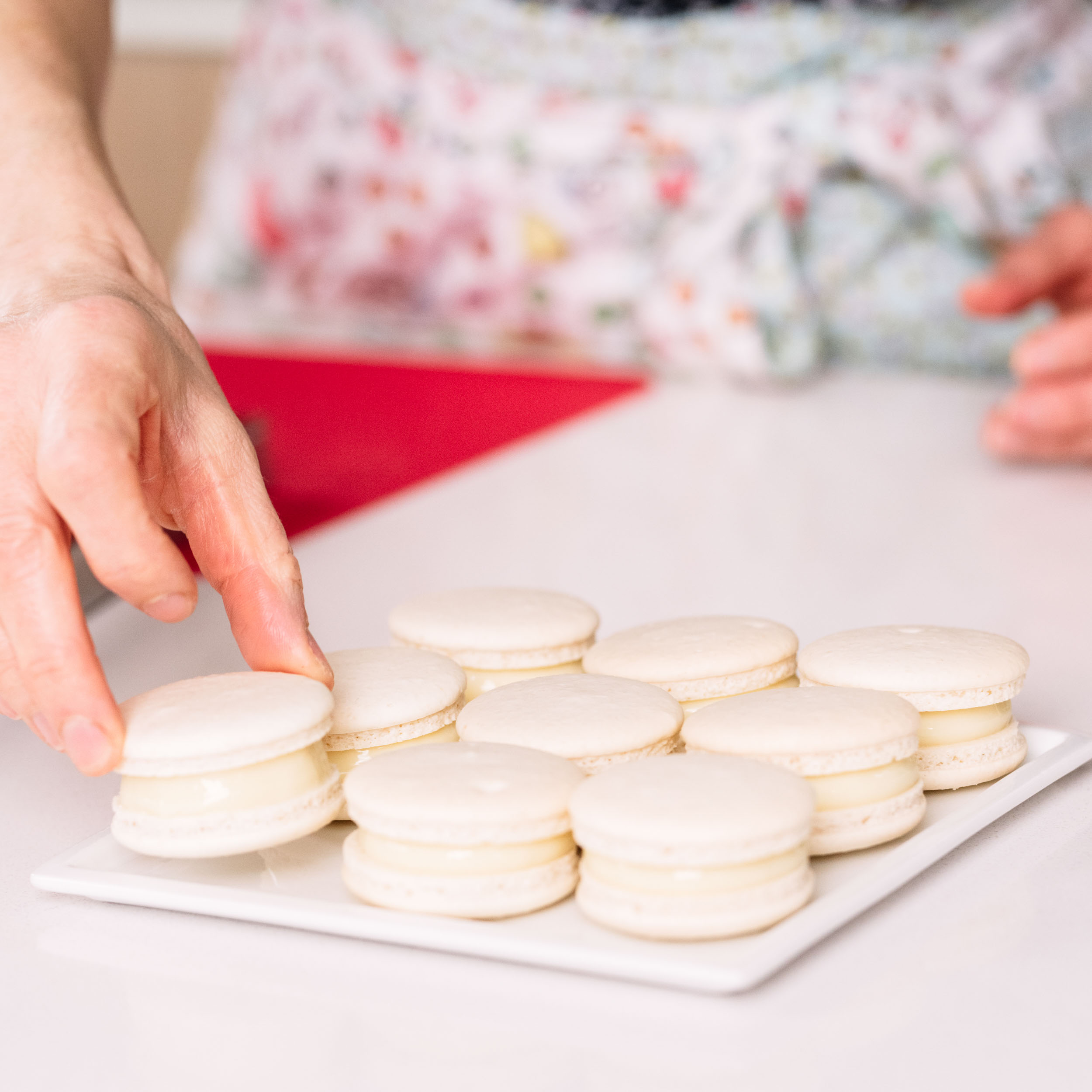 Macarons de chocolate blanco – Isabel Vermal