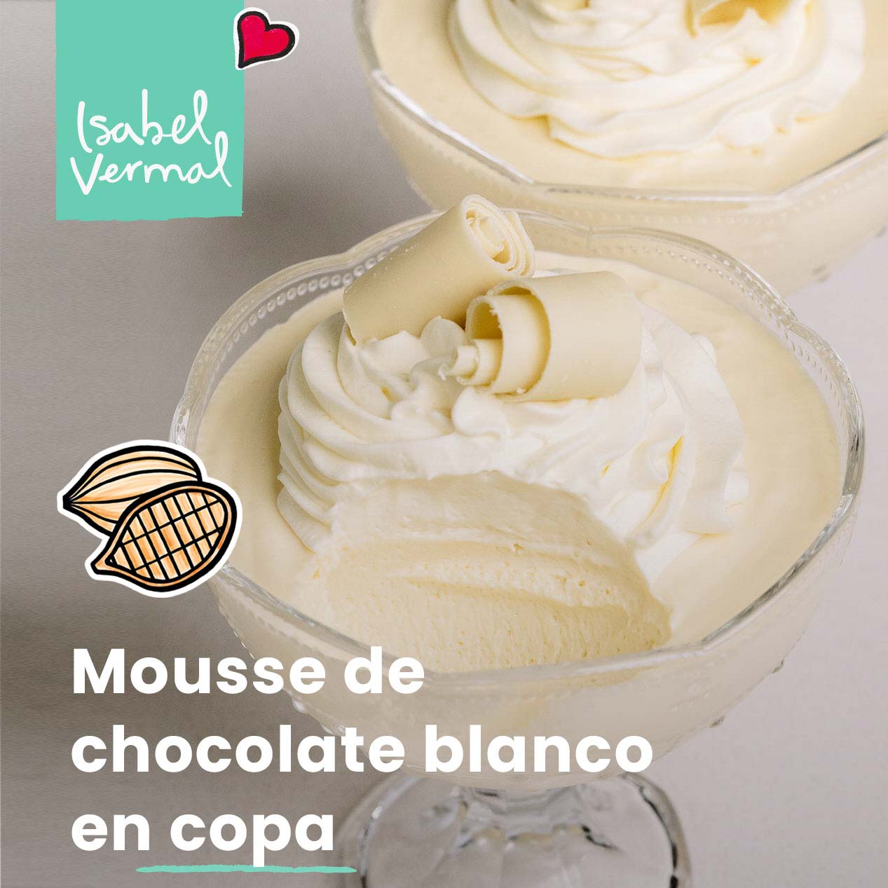 Mousse de nutella – Isabel Vermal