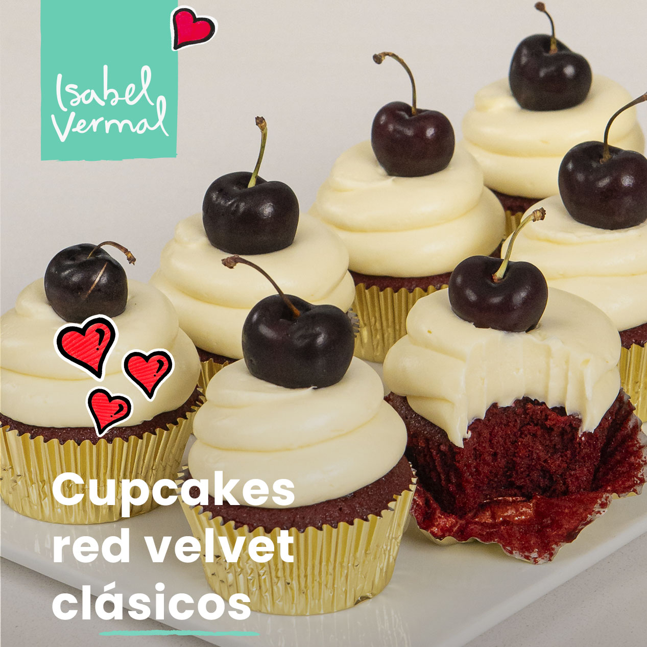 Cupcakes red velvet – Isabel Vermal